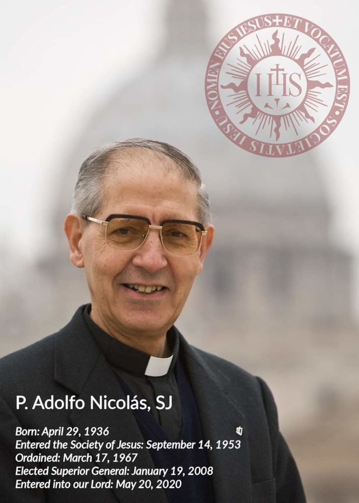 Jesuits mourn the passing of former Superior General - Jesuit Urumuri ...